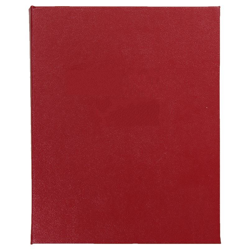 Check presenters - Custom Small Hard Cover -Red/Gold